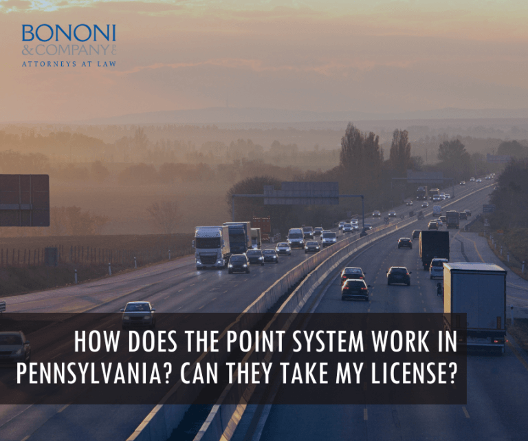 How Does The Point System Work in Pennsylvania?