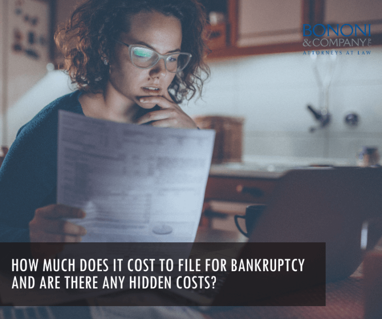 How Much Does It Cost To File For Bankruptcy?